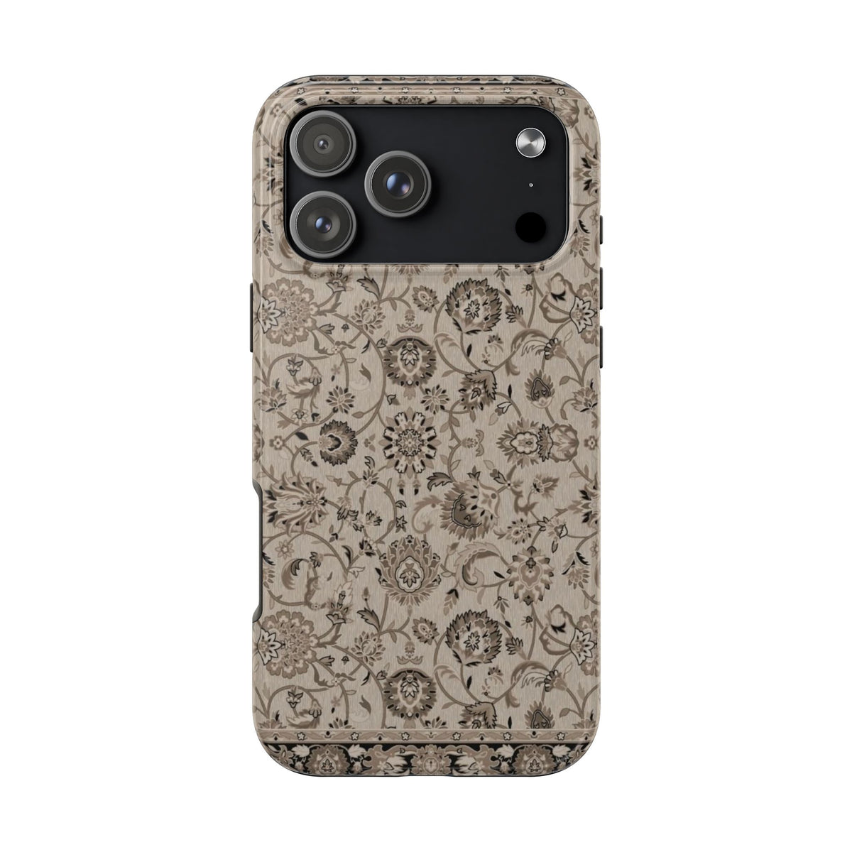 Tough Phone Case — Vintage Floral Rug Pattern, Protective iPhone/Andro ...